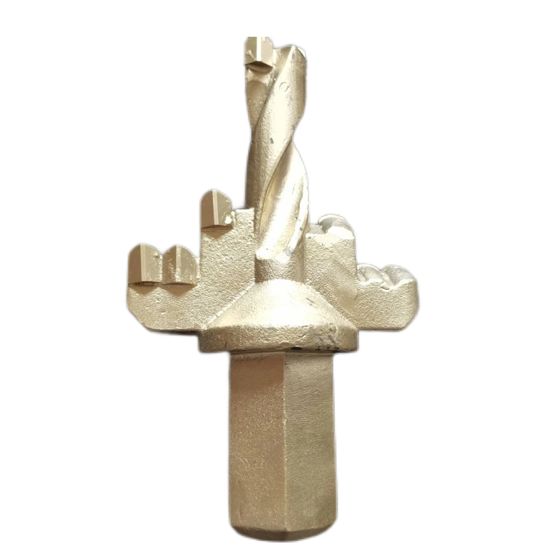 Auger-drill-pipe-center-drill-tip-fishtail-type-tower-type-positioning ...