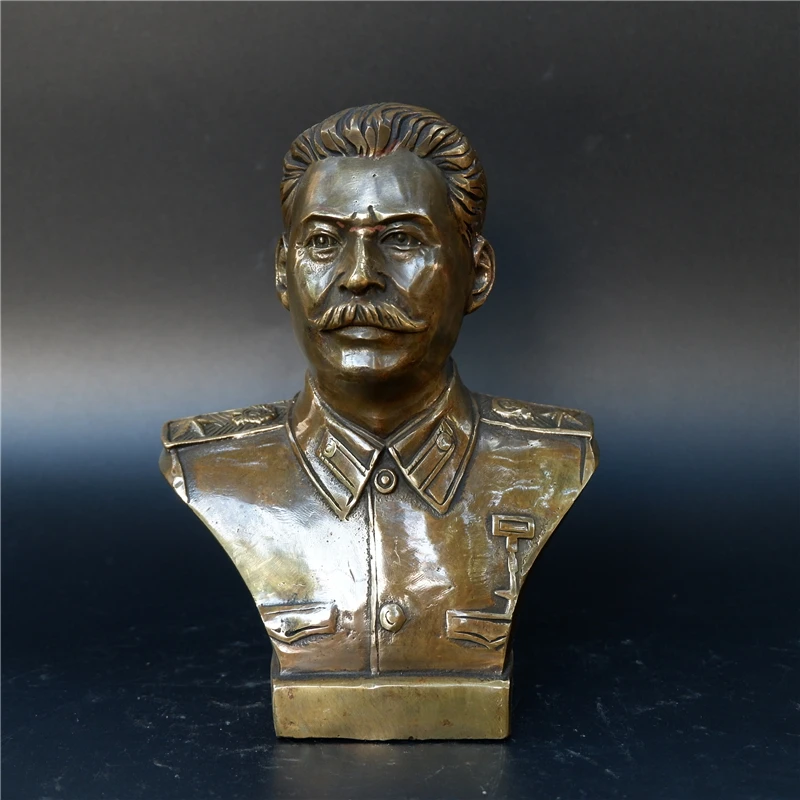 Copper Statue Collection Russian Leader Joseph Stalin Bust Bronze ...