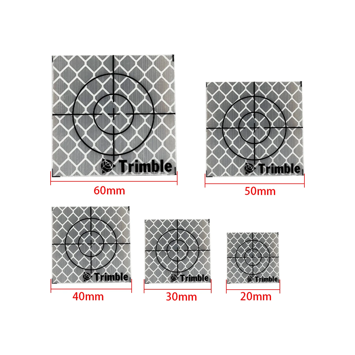 100pcs-Reflector-Sheet-For-Trimble-Total-Station-Survey-Geography-White ...