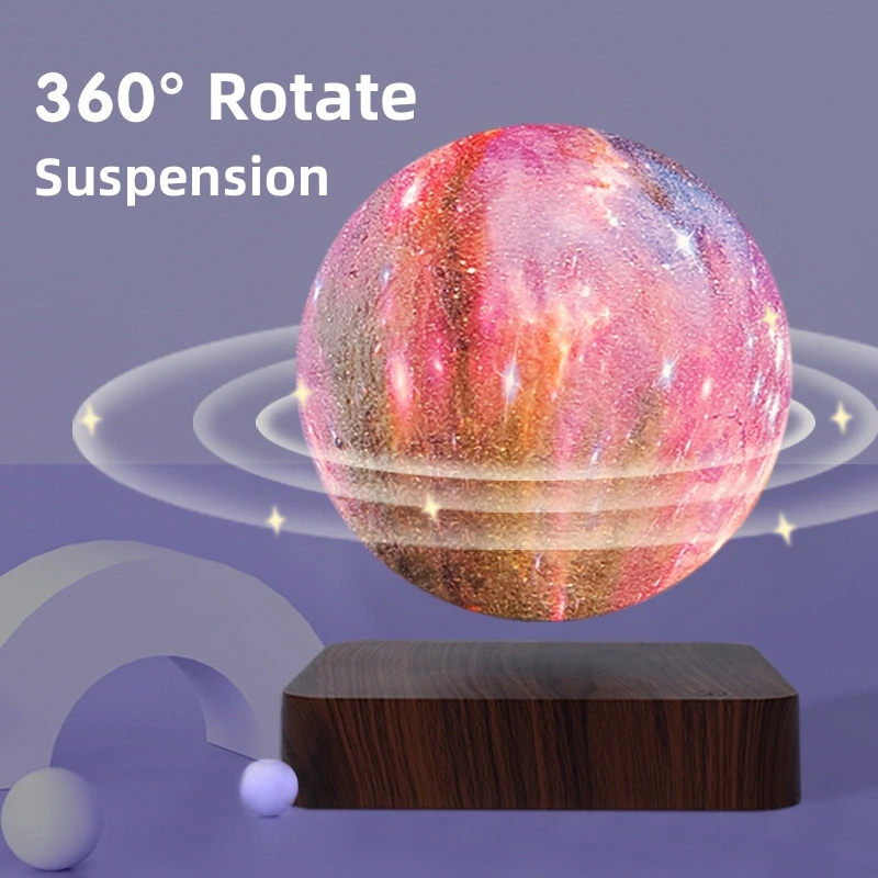 Magnetic Levitating Moon Lamp Table Night Lamps Floating Night Light 3 ...