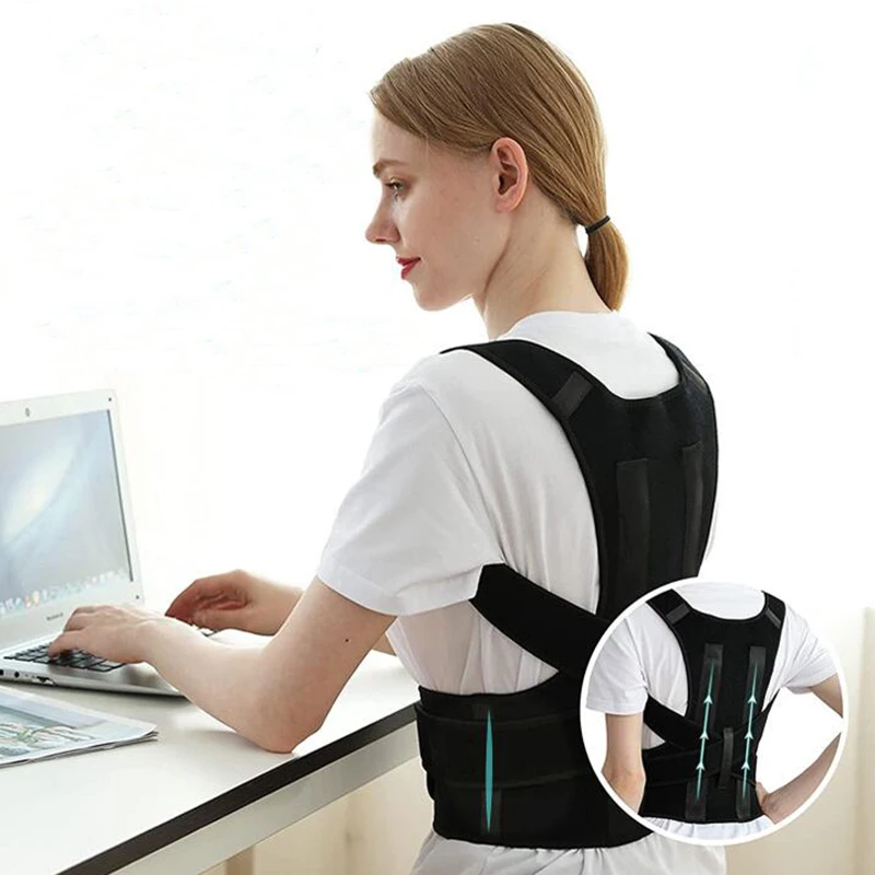 Adult-Posture-Corrector-Belt-Anti-Hunchback-Support-Adjustable-Posture ...