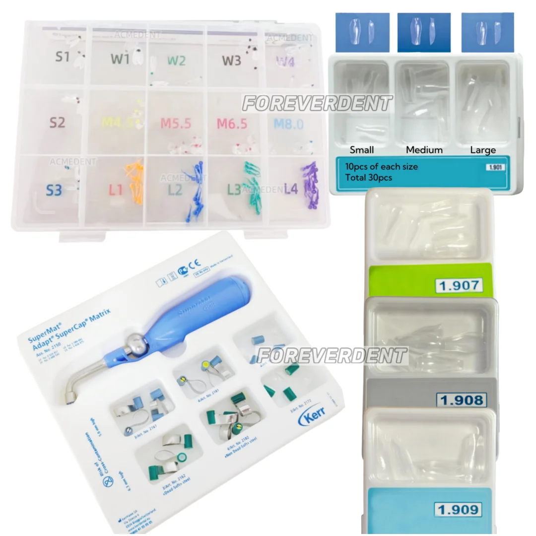 1Box-Matrix-Bands-BT-BioClear-Dental-Kerr-Supermat-Posterior-Ring-Knob ...