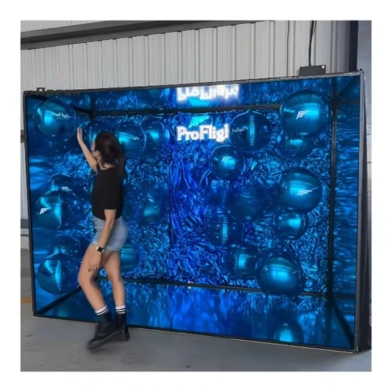 Removable frame RGB light photo box Magic mirror photo booth Wedding ...