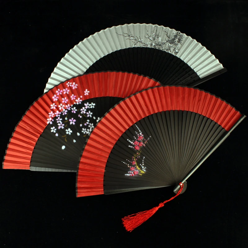 Sakura Bamboo Folding Fan | Sakura Folding Hand Fans | Bamboo Hand Held ...