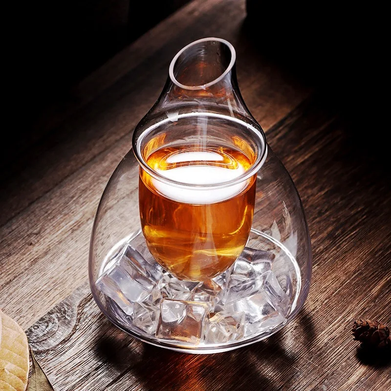 Wine Glasses Japanese Style Lead-free Crystal Creative Drinkware Sake ...