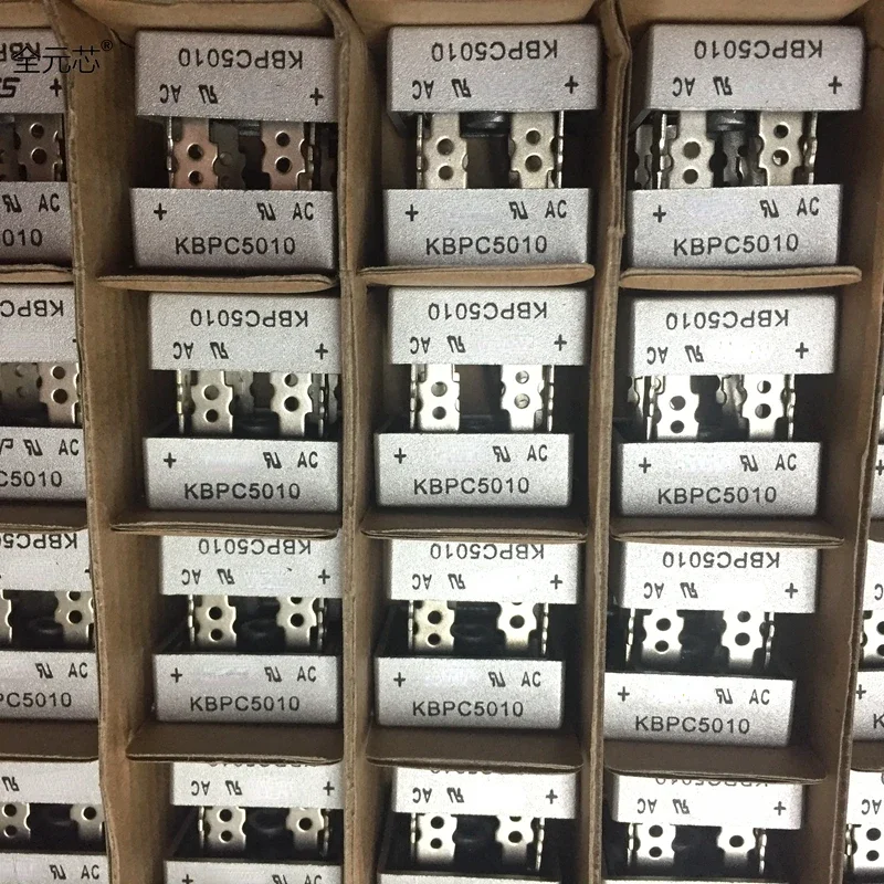 10PCS-LOT-KBPC5010-unidirectional-rectifier-bridge-50A-1000V-square ...