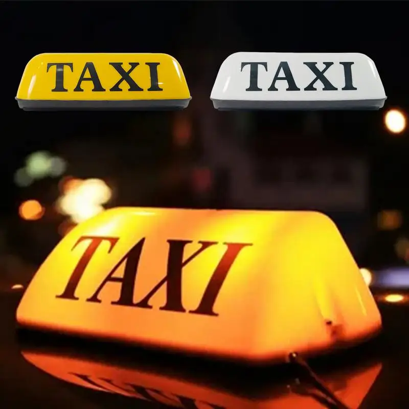 Taxi Signs For Cars Vintage Taxi Roof Sign Taxi Light Up Sign Car Roof ...