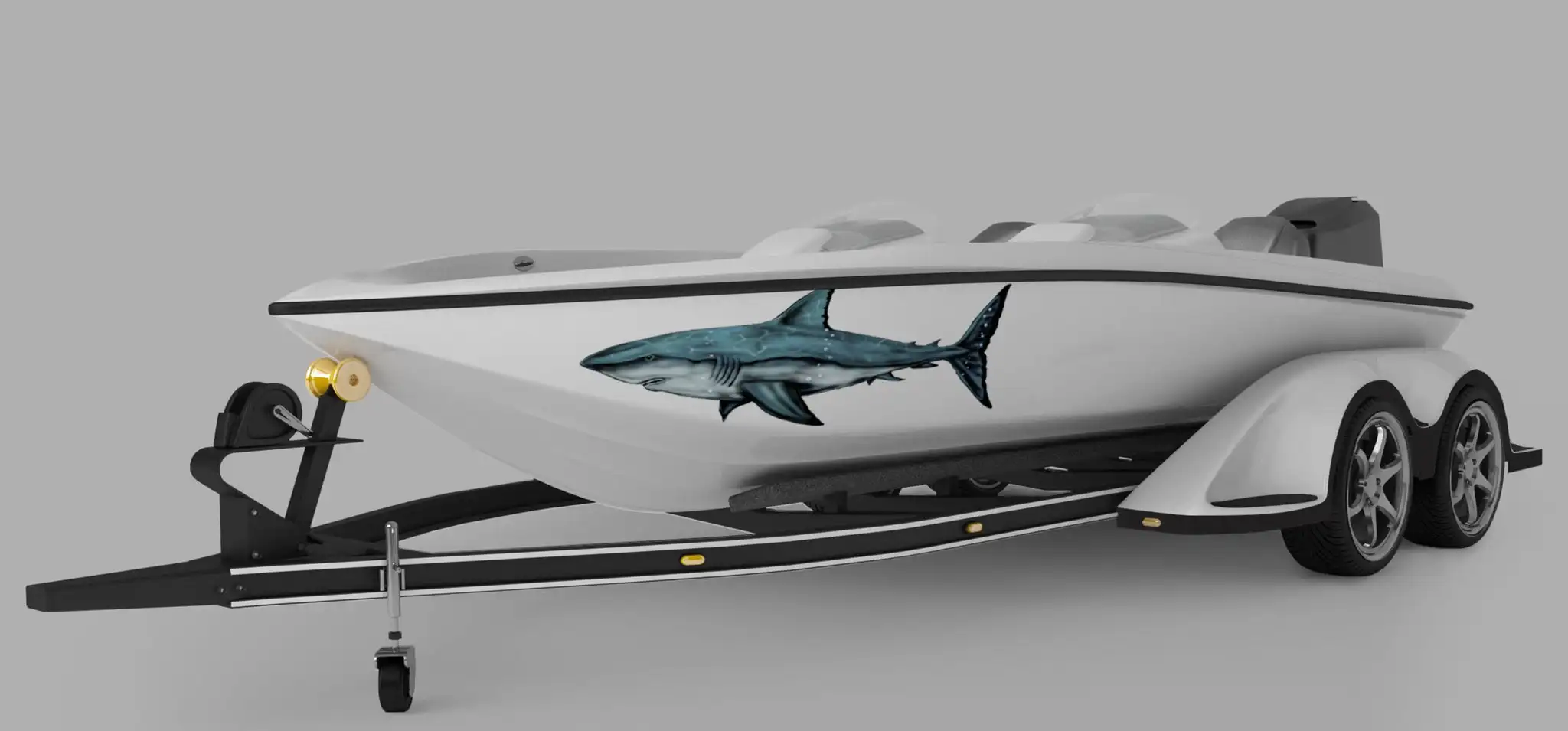 Shark Boat Decals