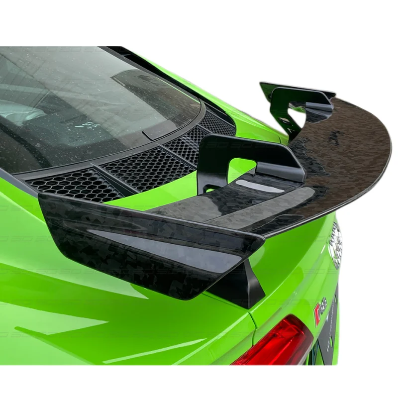 P-Style-Dry-Carbon-Fiber-Body-Kit-Rear-Bumper-Wing-For-Audi-R8-Rear ...
