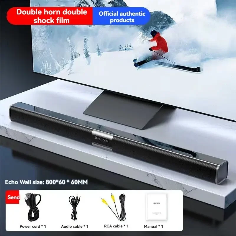 80cm-Length-TV-Soundbar-Bluetooth-Speaker-Home-Wireless-Echo-Wall ...