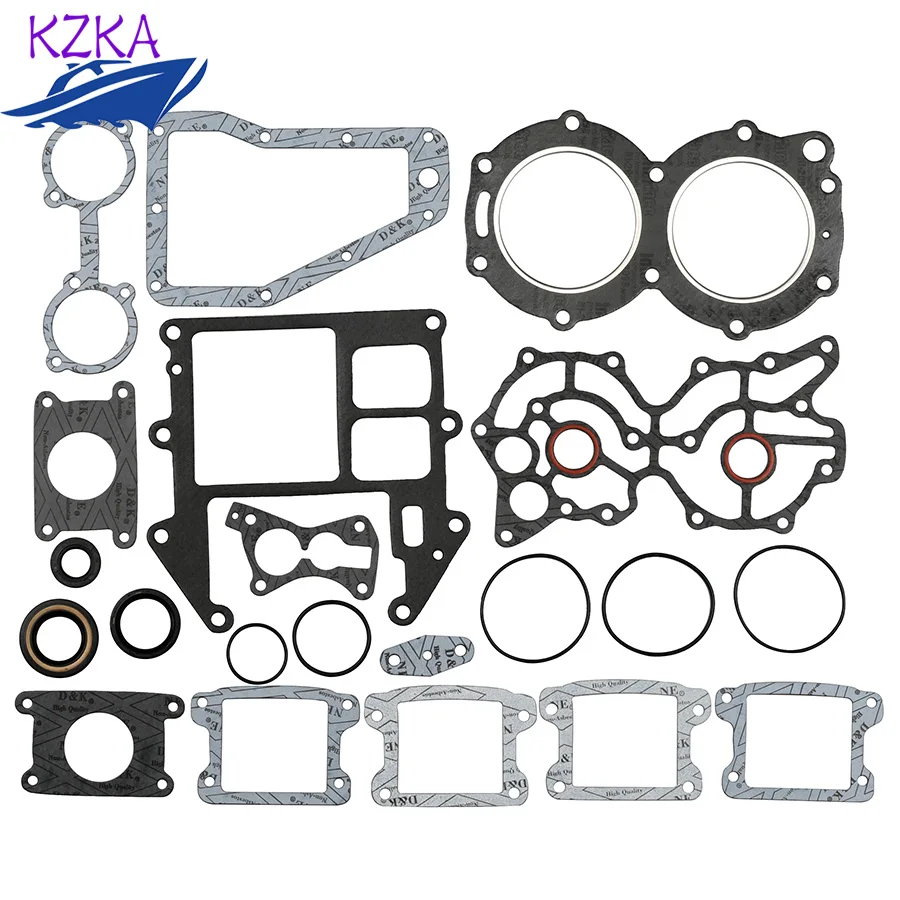 Power Head Gasket Kit 697-W0001 For Yamaha 55HP 60HP 2 cyls Old Model ...