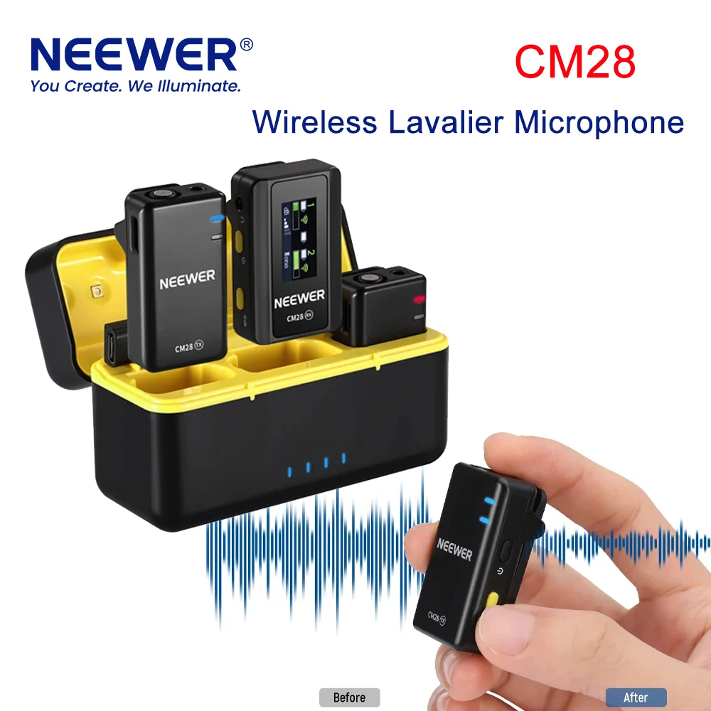 NEEWER-grabador-de-micr-fono-Lavalier-inal-mbrico-CM28-transmisor ...