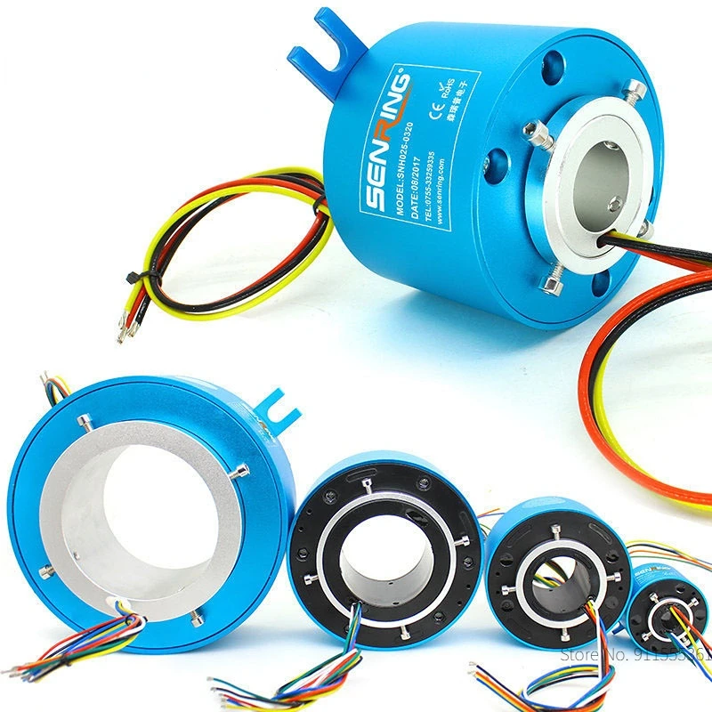 Through-Hole-Slip-Ring-2-6-12-18-24-Channels-2A-5A-10A-Current-Slipring ...