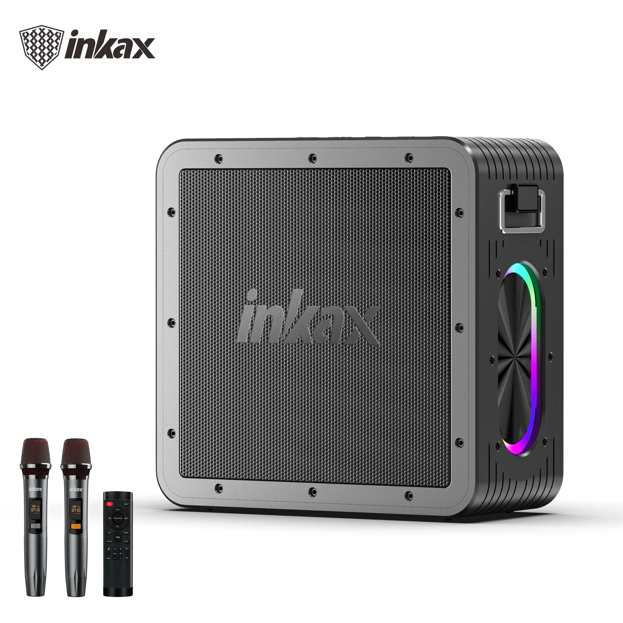 Inkax High Quality Deep Bass Speaker BT/AUX/TF/USB OTG Live Streaming ...