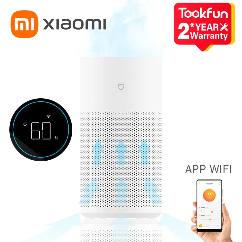 XIAOMI MIJIA Smart Evaporative Humidifiers 2 Air Purifier 600mL/H ...