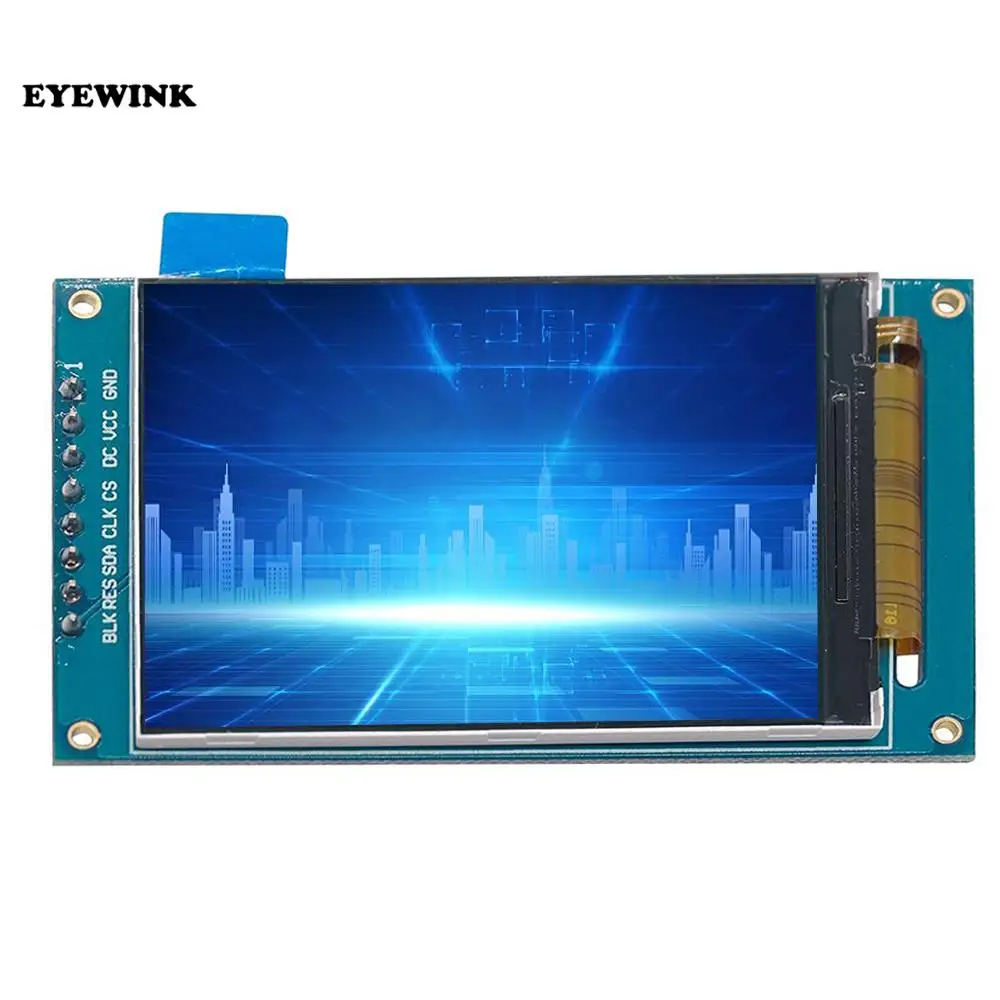 IPS Full View TFT Módulo de Tela Colorida, 2.0 Polegadas, Porta Serial SPI, HD, 240x320, st77v, 8Pin