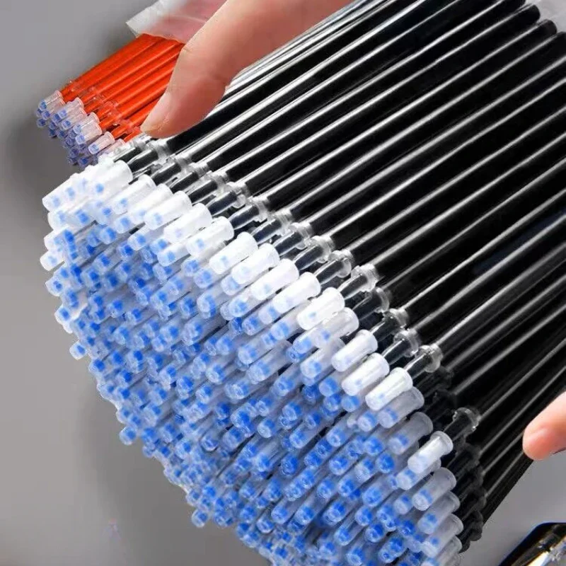 10/20/30 pcs/set 0.5mm Gel Pen Refills Red Blue Black Ink Stationery ...