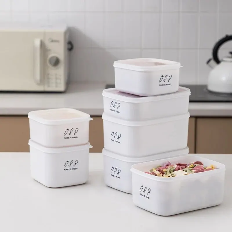 Multi-functional Sealed Plastic Preservation Box Fridge Bowl Microwave ...