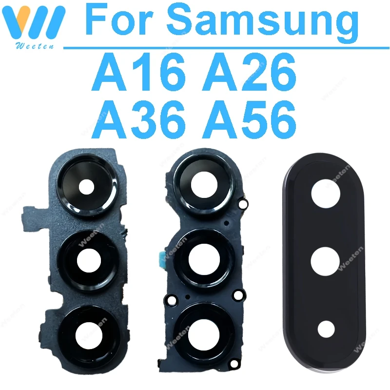 NEW rear camera glass frame Use For Samsung Galaxy A16 A26 A36 A56 4G ...
