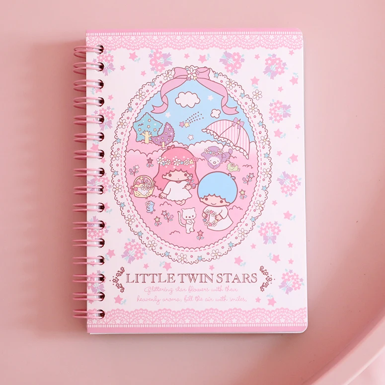 Kawaii Cartoon Sanrio Little Twin Stars A6 Notebooks - KawaiiMerch.com