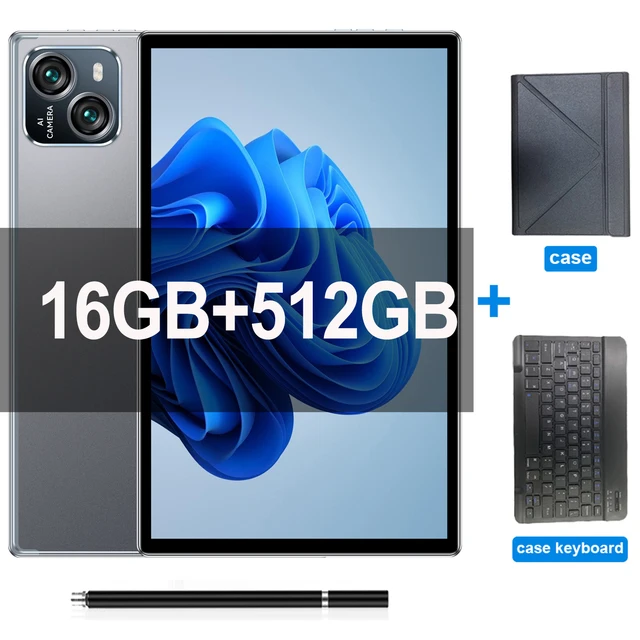 Android Tablet Pad 6 Pro 10 Inch HD 16G+512GB Global Tablette ...