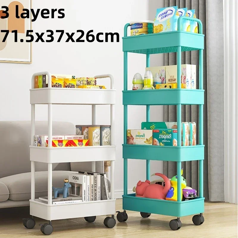 3-Layers-Mobile-Storage-Rack-Trolley-Multi-Storey-Snack-Rack-with ...