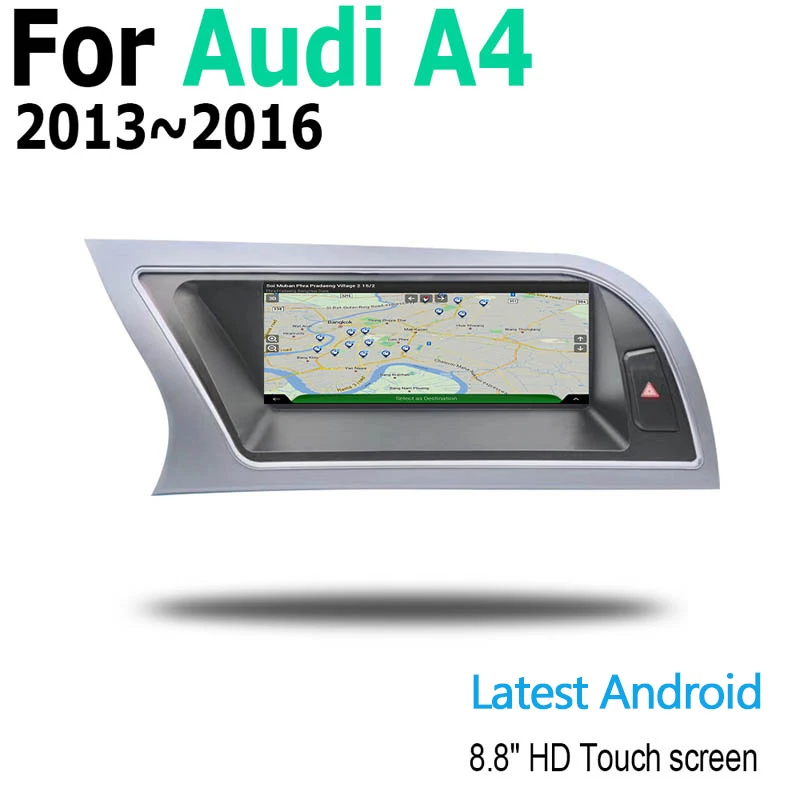 Car Android 12 For Audi A4 8W 2013~2016 MMI Touch Screen Multimedia ...