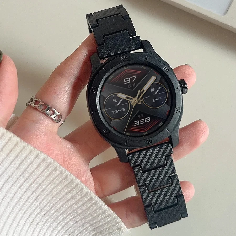 Silicone-Strap-with-Case-for-HUAWEI-WATCH-GT-Cyber-Modified-Watchband ...