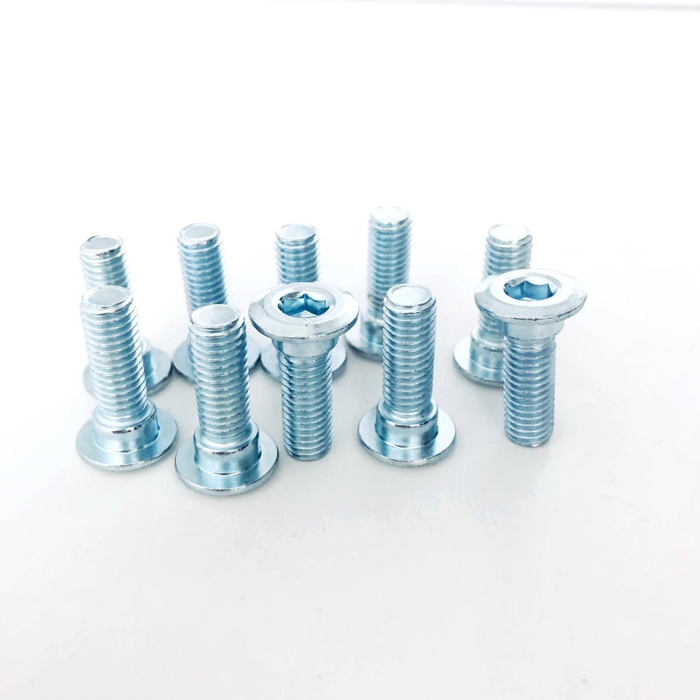 오토바이 브레이크 디스크/로터 나사 볼트, M8 x 20mm 탄소강 8.8 레버, 모토바이크 녹 방지 2022 범용, 10 개 신제품