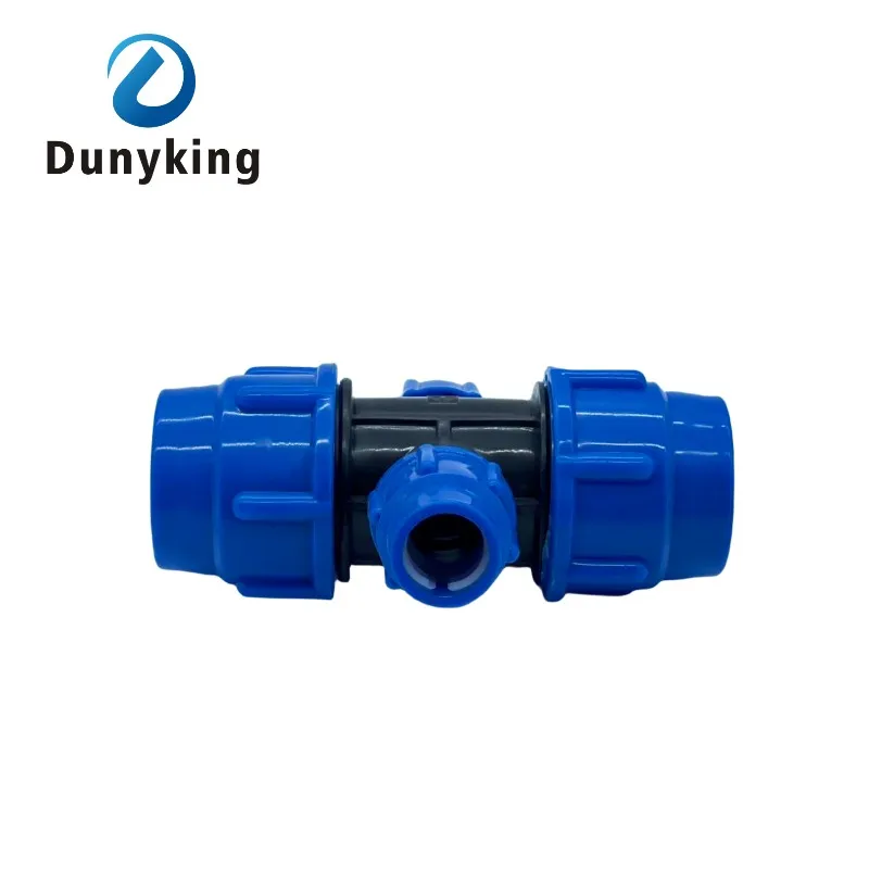 Plastic PE fittings quick Union Variable diameter four-way 20/25/32/40 ...