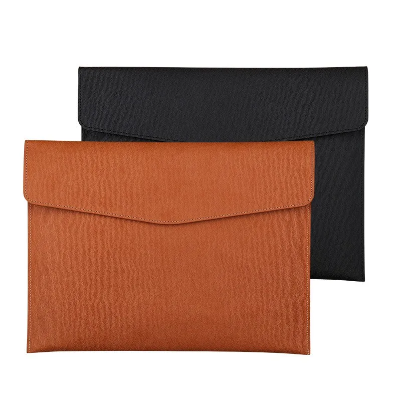 Faux-Leather-Document-Bag-Business-Information-Bag-A4-Folder-School-and ...