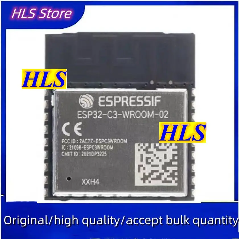 Original-ESP32-C3-WROOM-02-H4-2-4GHz-WiFi-Bluetooth-BLE-5-0-wireless ...