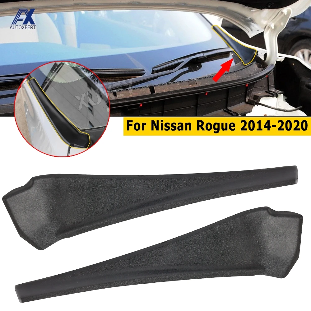 2pcs-Left-Right-Front-Windshield-Wiper-Side-Cowl-Extension-Cover-Trim ...