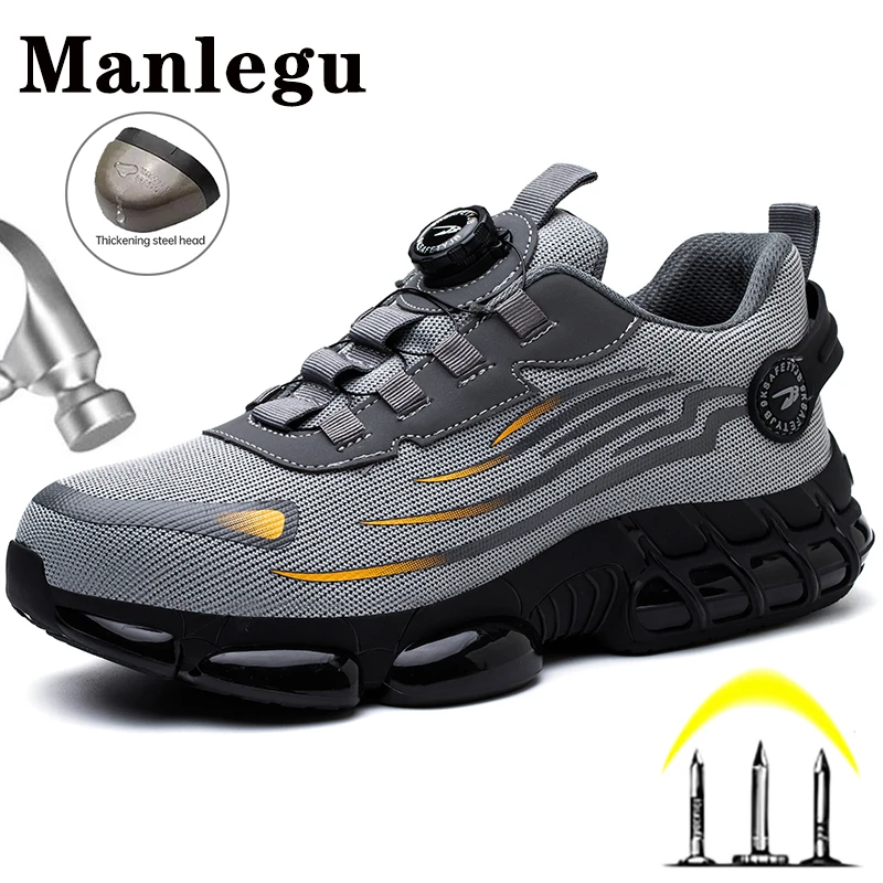 Rotating-Button-Work-Safety-Shoes-Men-Steel-Toe-Work-Shoes-Air-Cushion ...