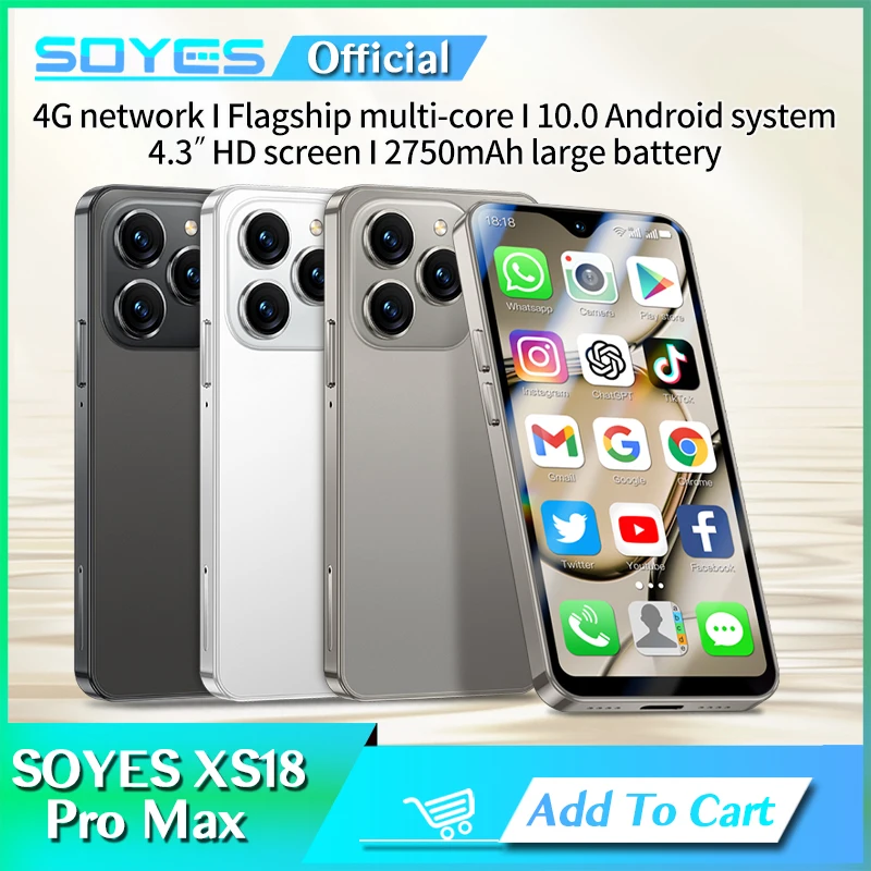 SOYES-XS18-Pro-Max-4-3-Global-4G-Mini-Smartphone-Android10-0-With ...