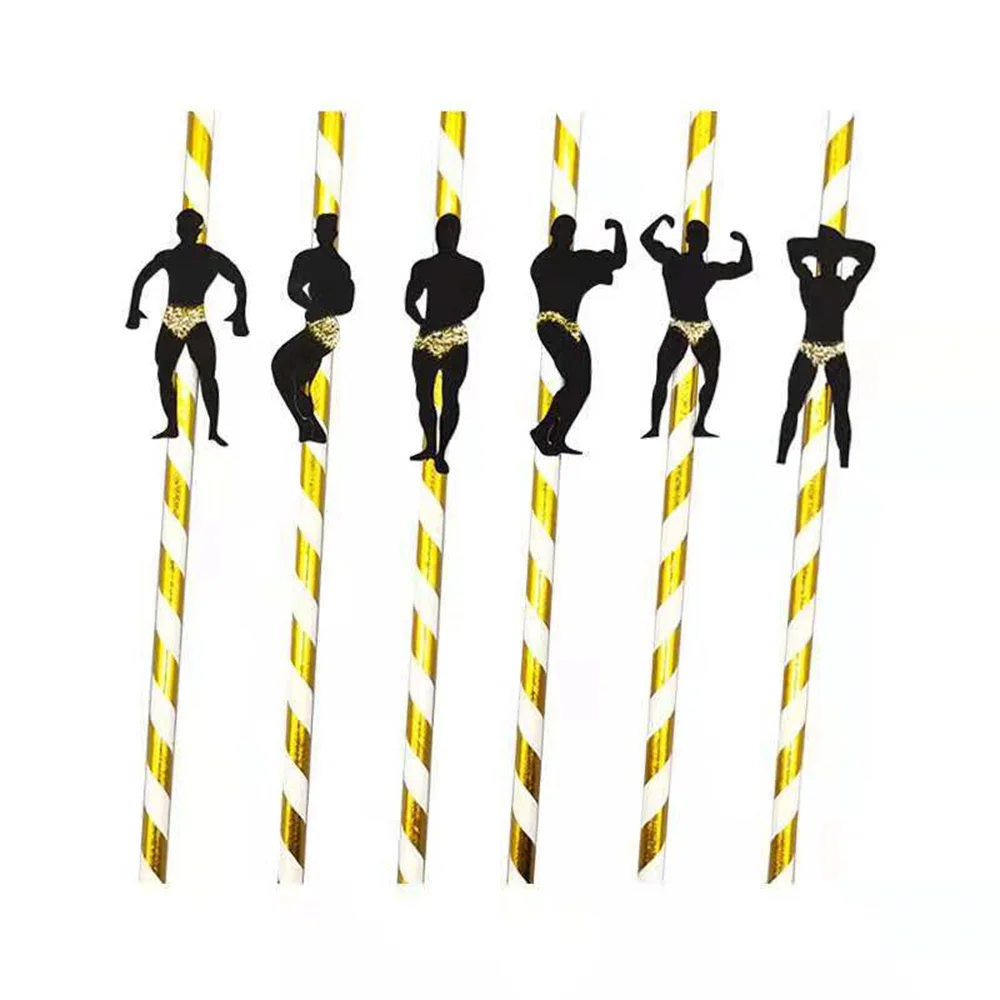 6-12Pcs-Stripper-Dancing-Men-Straws-Bachelorette-Party-Decorations ...