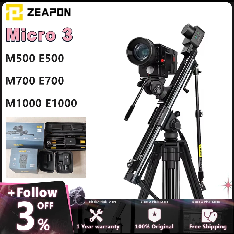 Zeapon-Micro-3-E500-E700-E1000-M500-700-1000-Motorized-Slider-DSLR ...