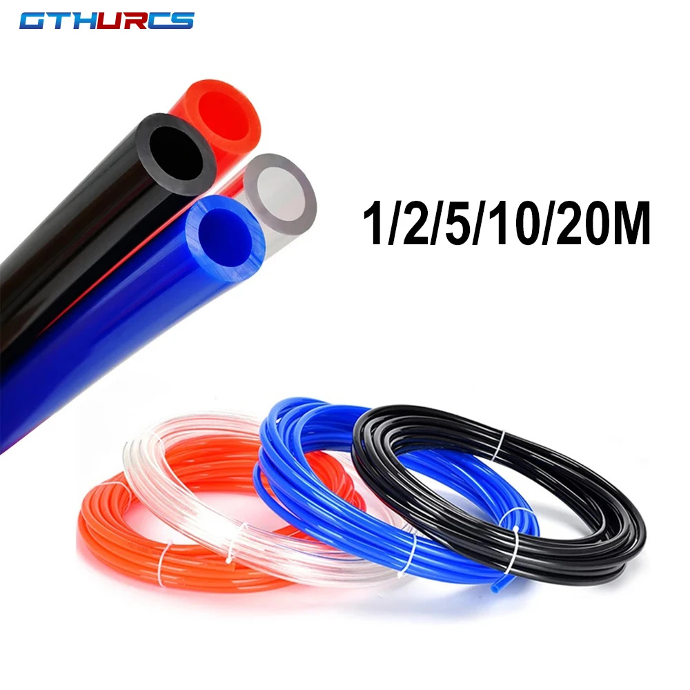 PU 호스 공압 튜브 에어 호스, 폴리우레탄 파이프, 4mm, 6mm, 8mm, 10mm, 12mm, 1M, 2M, 5M, 10M, 20M| | - AliExpress