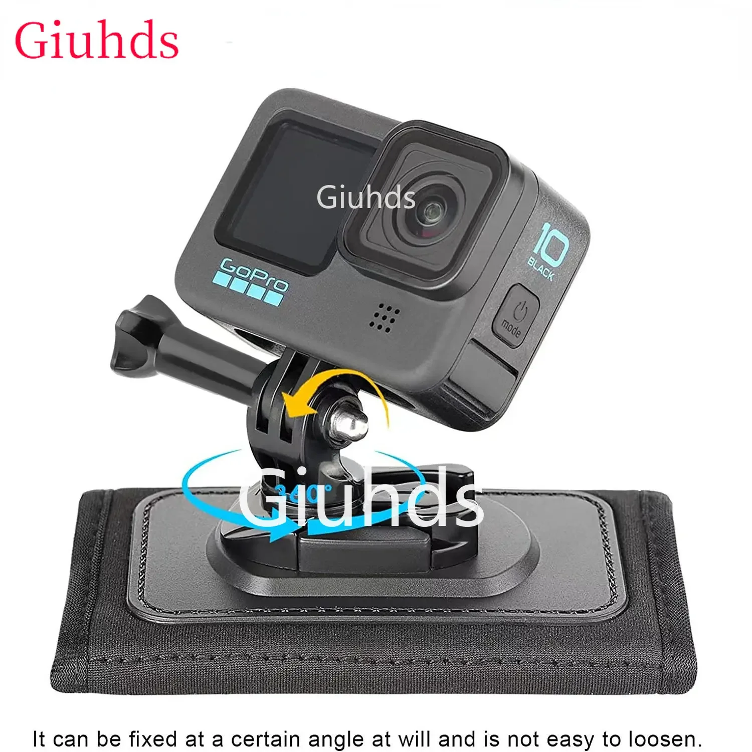 360-Rotate-Buckle-Quick-Release-Backpack-Shoulder-Strap-Mount-for-GoPro ...