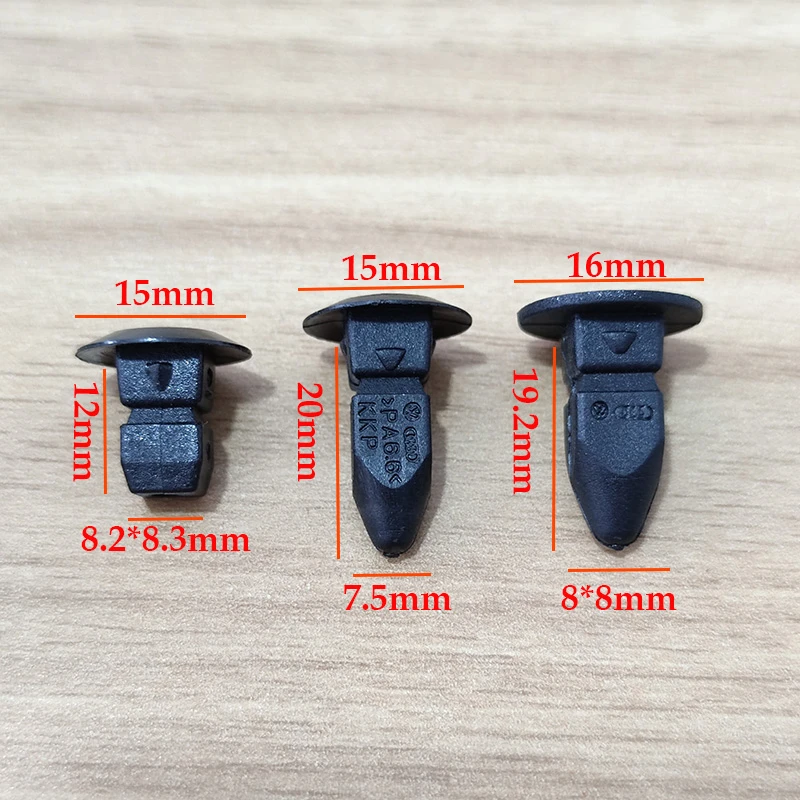 50pcs Bumper Fender Apron Screw Grommet Nut Clip A20925 For Audi A4 For ...