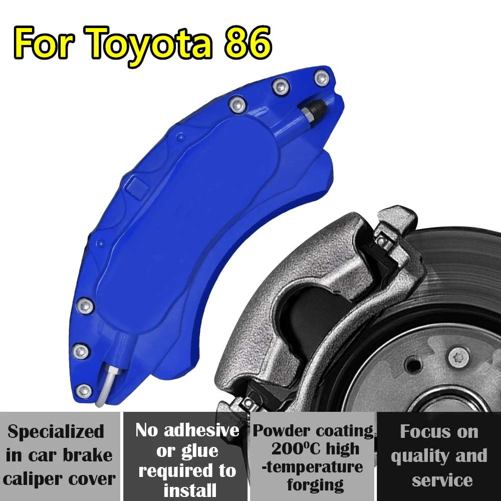 For-Toyota-86-Car-Brake-Caliper-Cover-Aluminum-Alloy-Metal-Kit-Fit-GR ...
