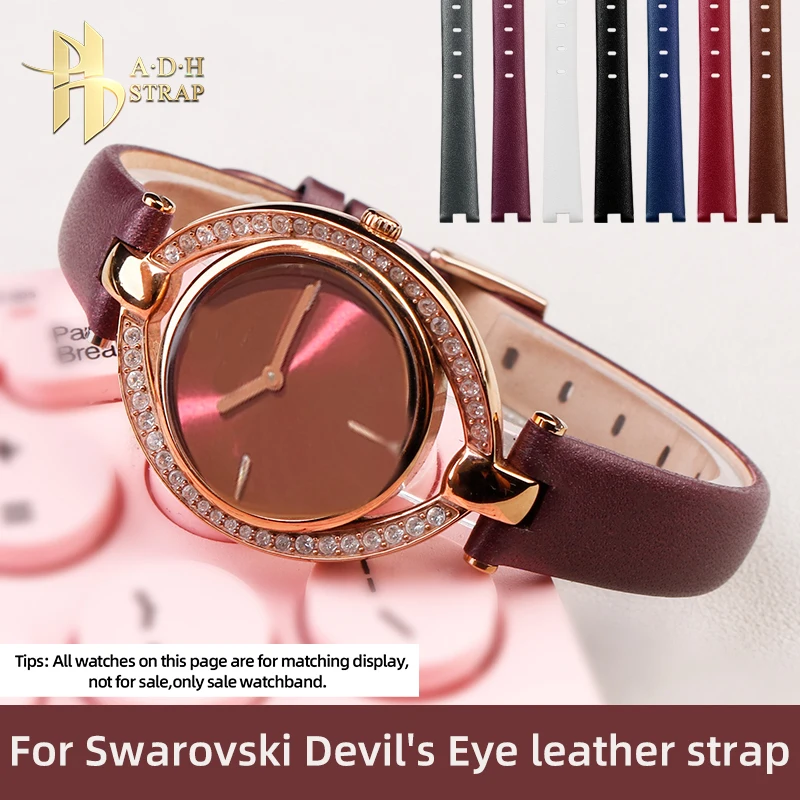 Women-s-Leather-Wristwatch-Strap-For-Swarovski-5376812-5376830-842 ...