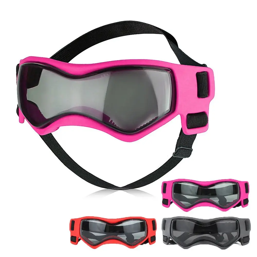 Cool Silicon+PC+Nylon Pet Goggles Anti UV Windproof Rope Cat Dog Cool ...
