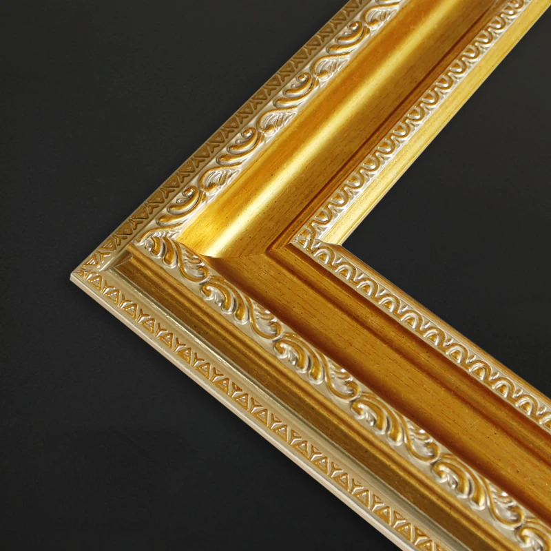 Gold-Thick-Frame-Painting-Poster-Frame-Large-DIY-Canvas-Paintings-Frame ...