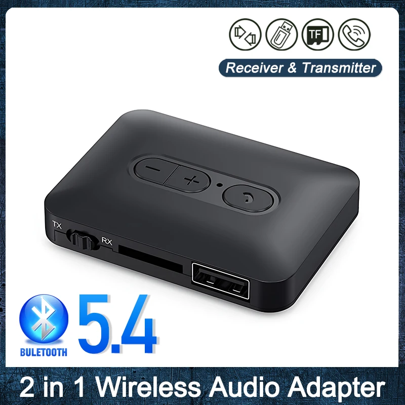 Bluetooth-5-4-Receiver-Transmitter-3-5MM-AUX-USB-U-Disk-TF-Card ...