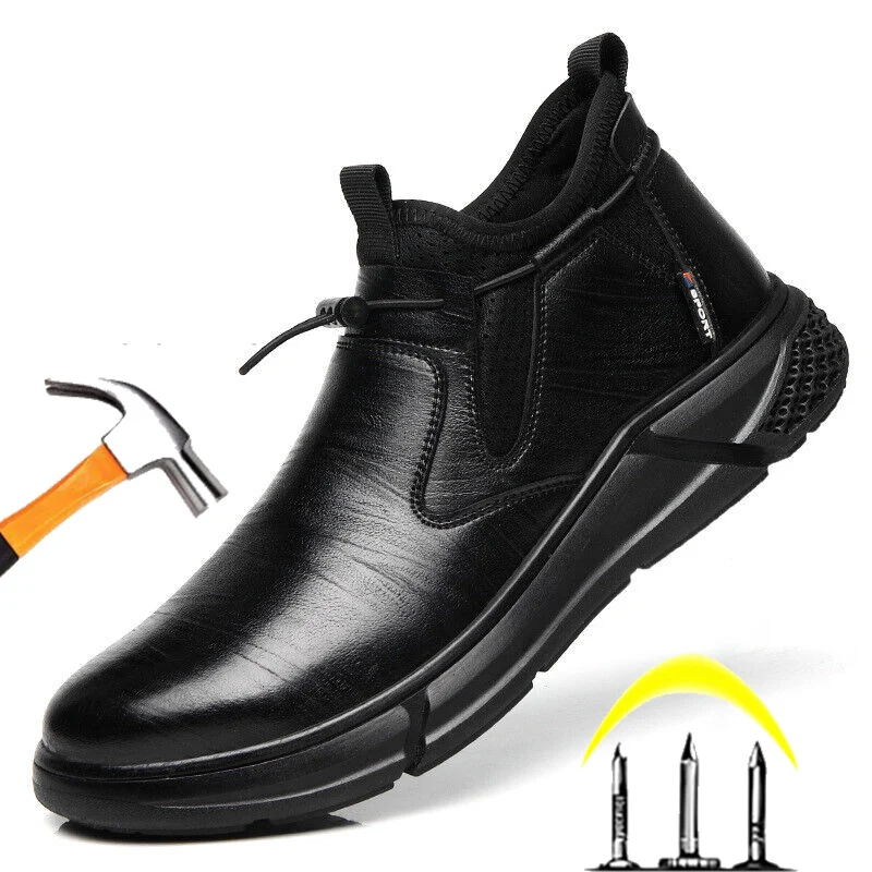 Steel-Toe-Shoes-for-Men-Indestructible-Work-Shoes-Lightweight-Air-Shock ...