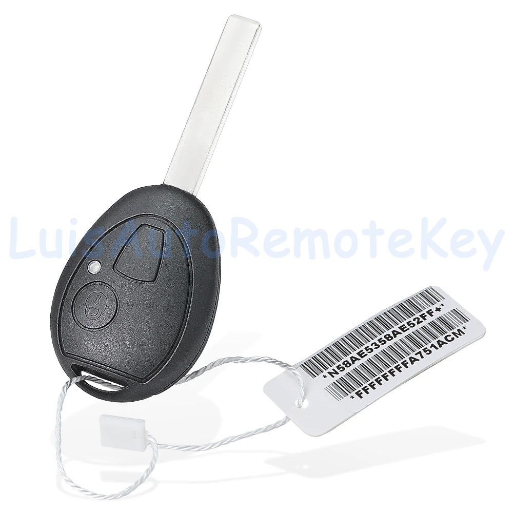 2 Buttons Remote Car Key Fob 315MHz 433MHz ID73 Chip for BMW Mini ...