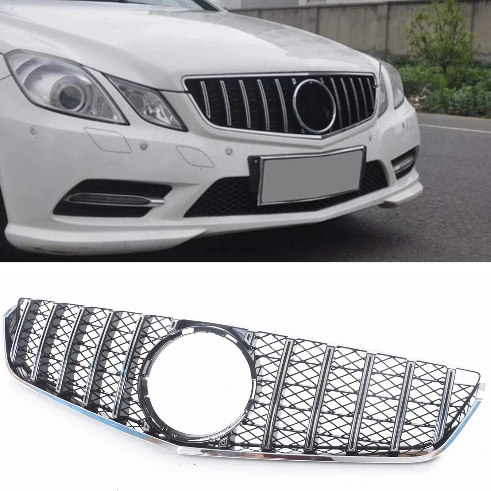 Racing Grill For Mercedes Benz E Class W207 C207 Coupe 2009-2013 Front ...