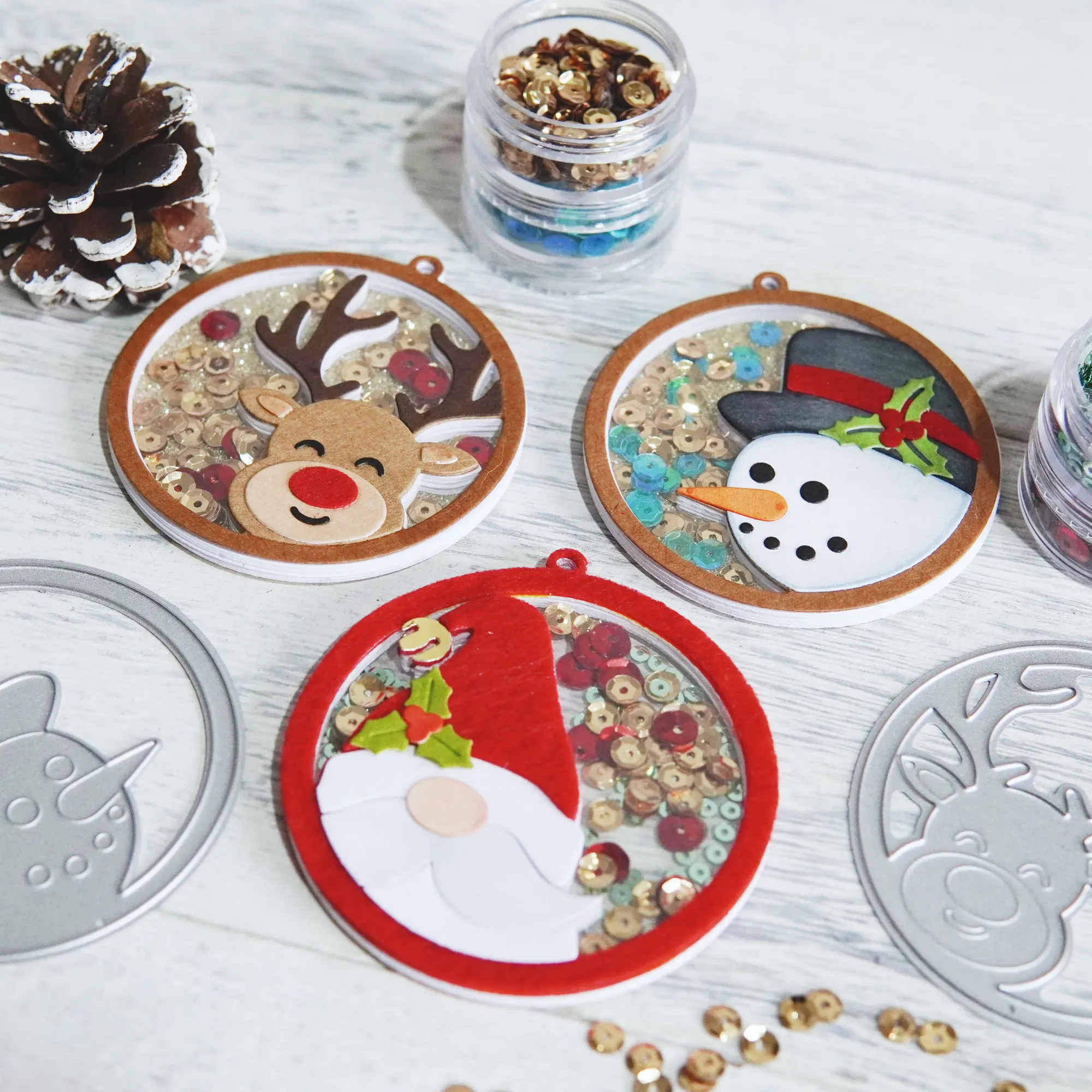 MangoCraft Chirstmas Series Shaker Metal Cutting Dies Set DIY ...