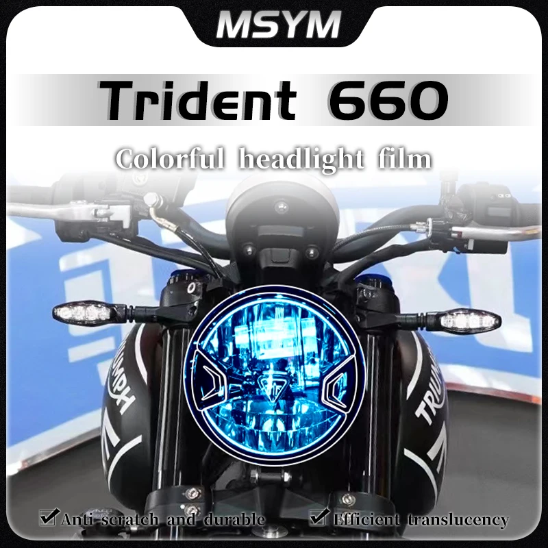 For Triumph Trident 660 TRIDENT660 Headlight film transparent ...